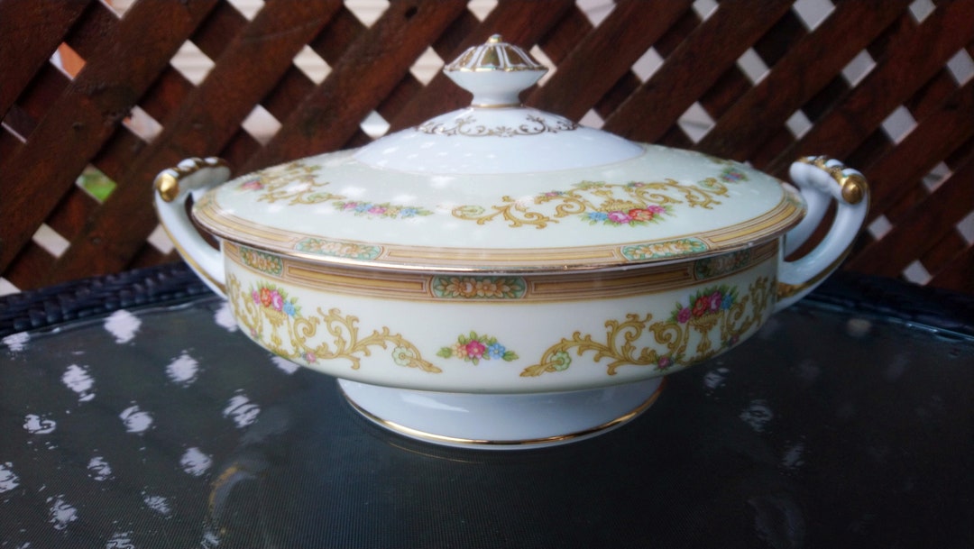 Noritake China Madelon Pattern Morimura 3846 Japan U.S. Design Pat ...