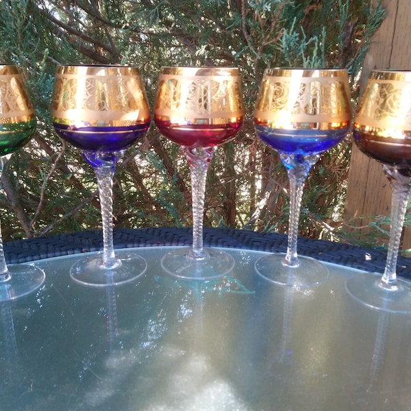 Colored Glassware - Etsy