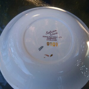 Solian Ware Soho Pottery, Cobridge, England, Vintage 1930s to Berry ...