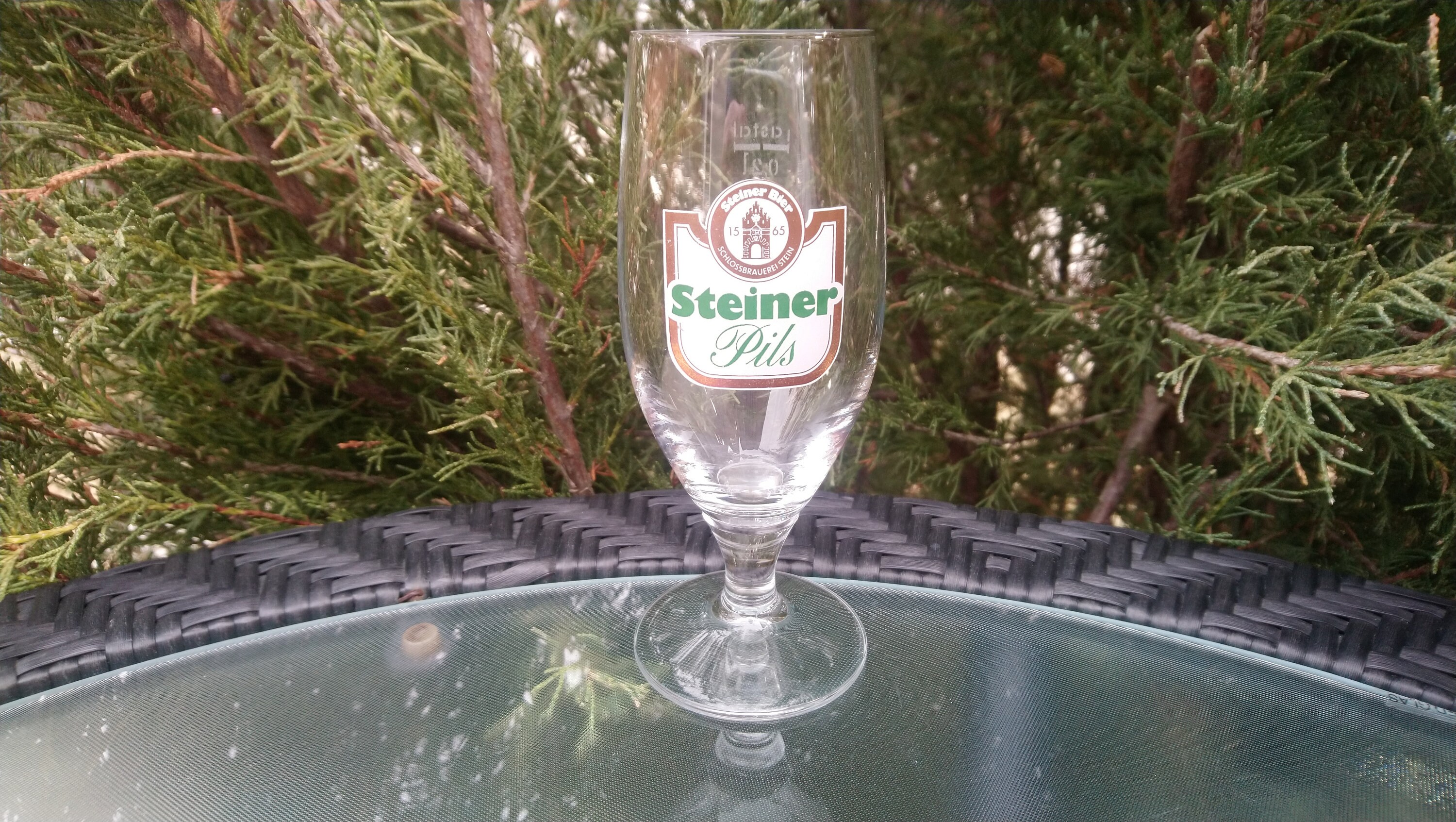 Steiner Bier, Steiner Pils, Pre-1972, Vintage Stemmed Beer Glass ...