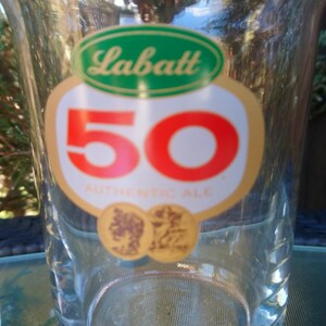 Labatt 50 Beer Glasses, 20 Ounces, Set of Two - Etsy