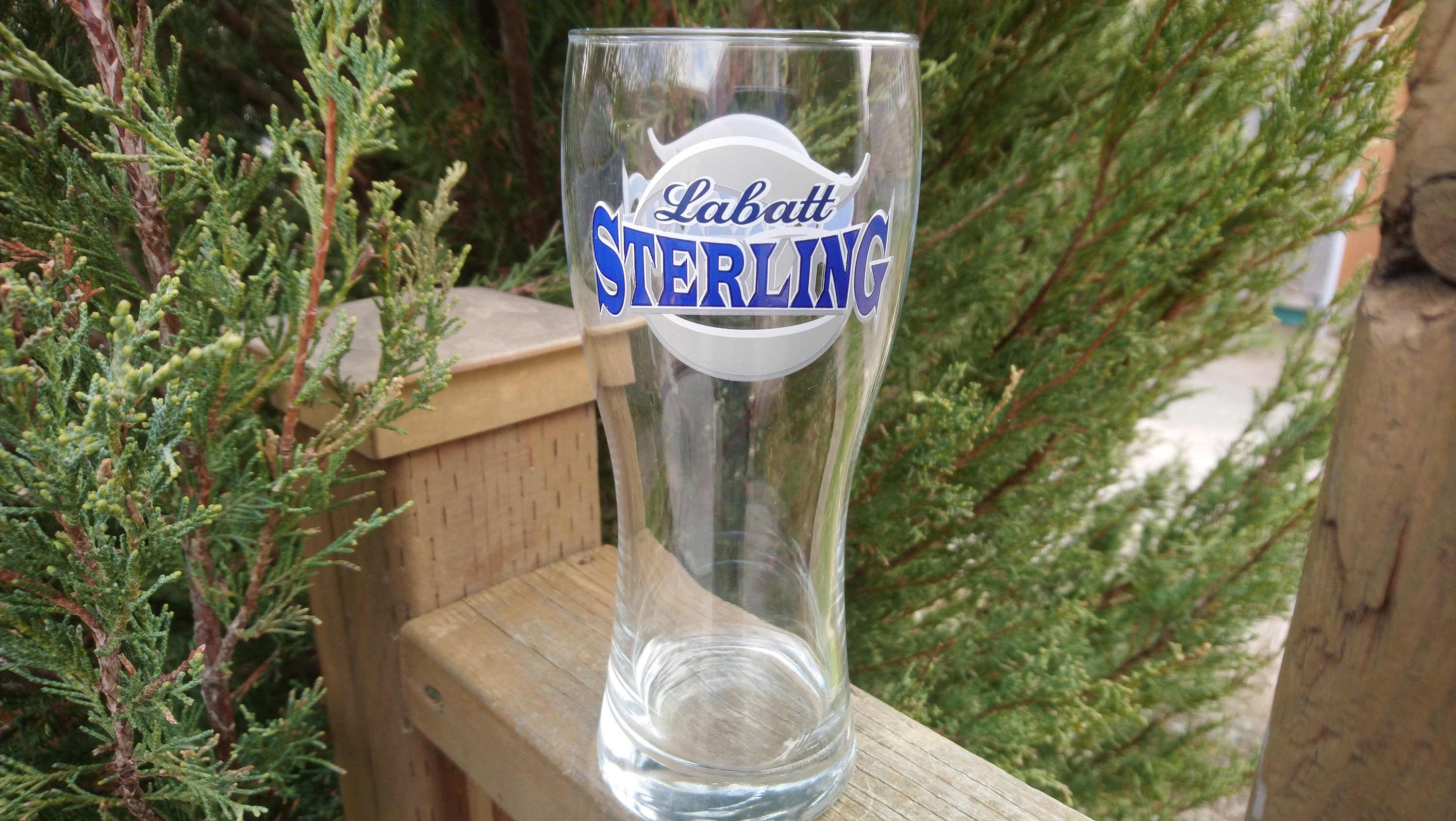 Labatt Sterling Beer Glass, Barware Glass, Belgian Owned, Canadian ...