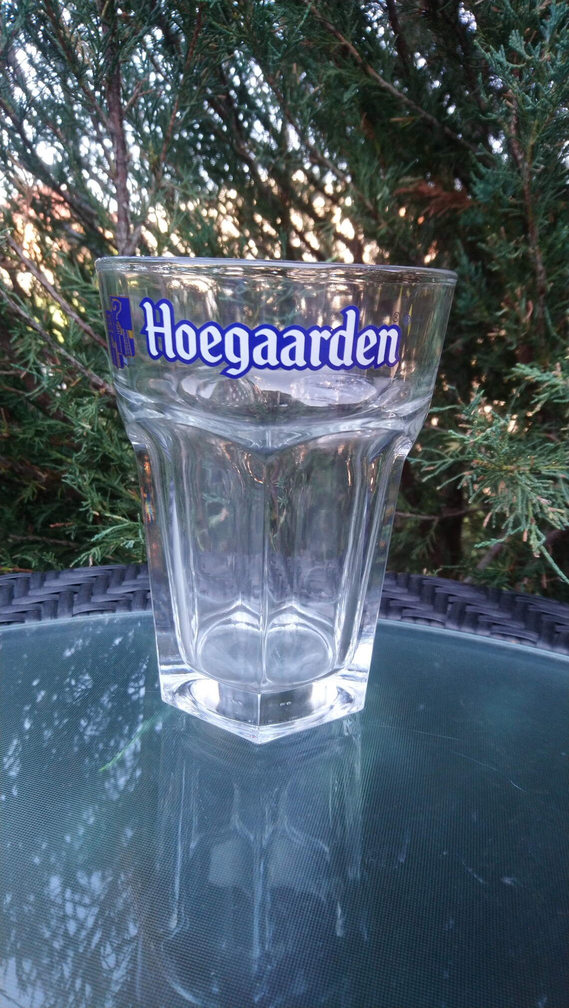 Vintage Hoegaarden Belgian Hexagonal .50L Beer Glass | Etsy