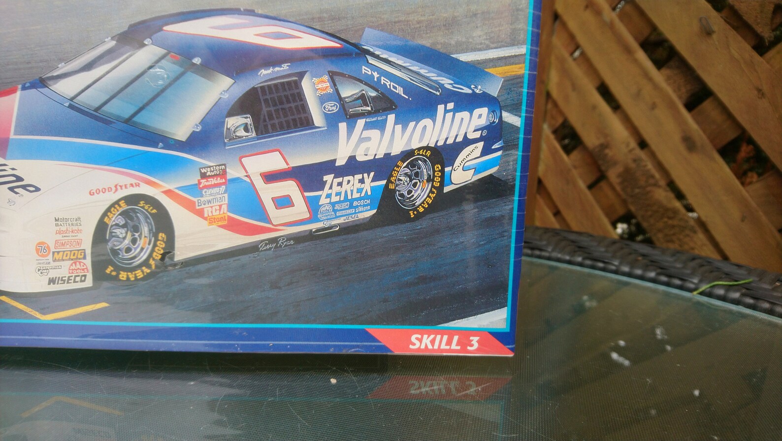 Monogram Plastic Model Kit, No. 6 Valvoline Thunderbird, 1/24 Scale ...