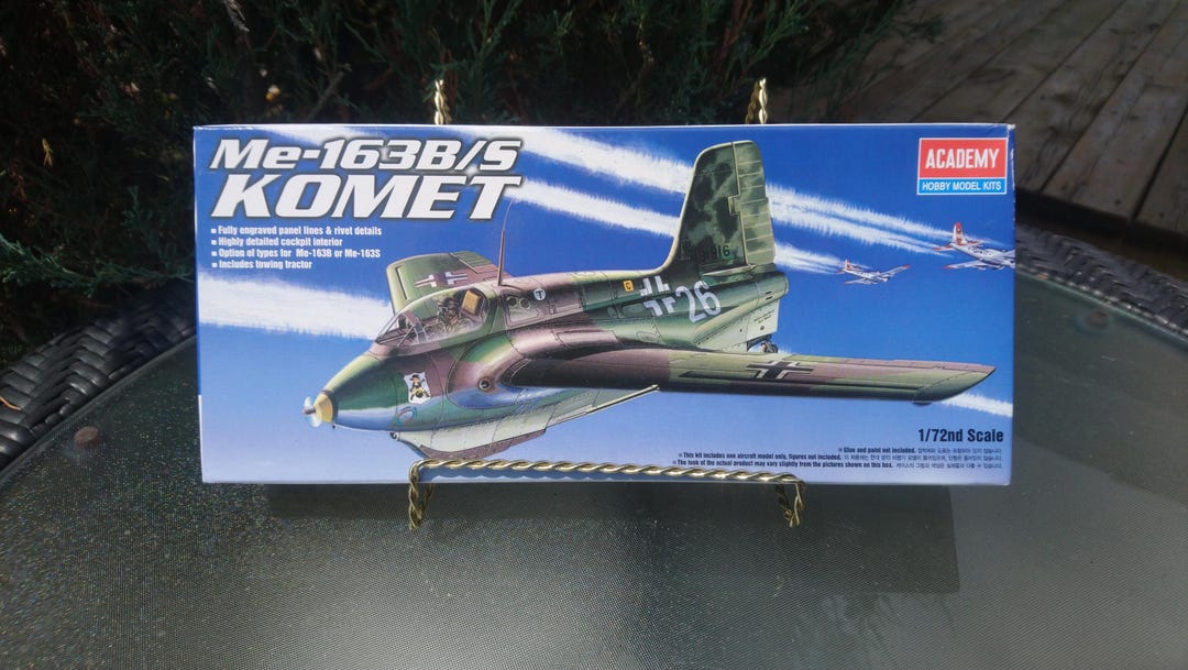 Academy Me-163b/s Komet Plastic Model Kit 1/72 Scale, German Military ...
