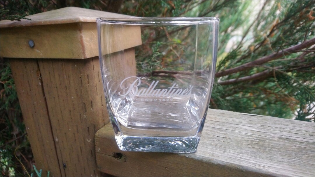 Vintage Ballantine's Scotch Whisky Barware Glass, Drinking Glass ...