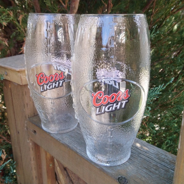 Coors Collectible Beer Glasses Etsy