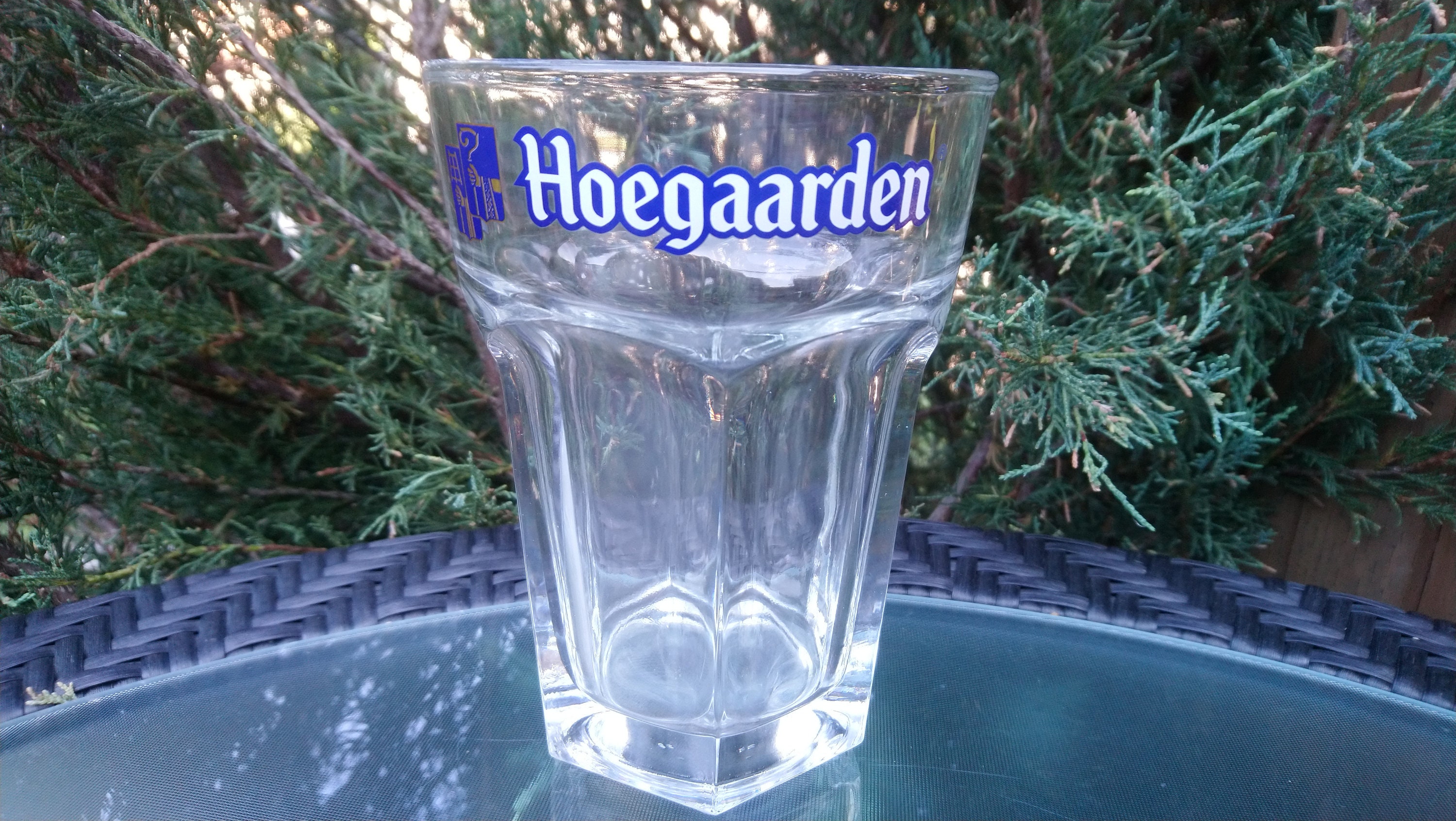 Vintage Hoegaarden Belgian Hexagonal .50L Beer Glass | Etsy