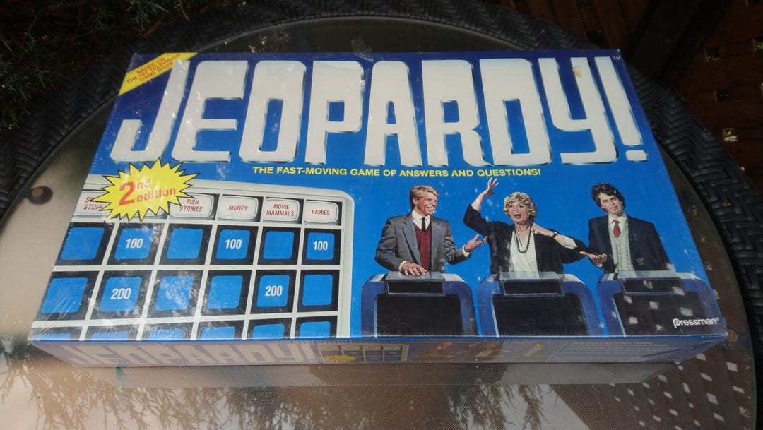 Jeopardy Game, Vintage 1986, 2nd Edition, Vintage Game, Boxed and ...