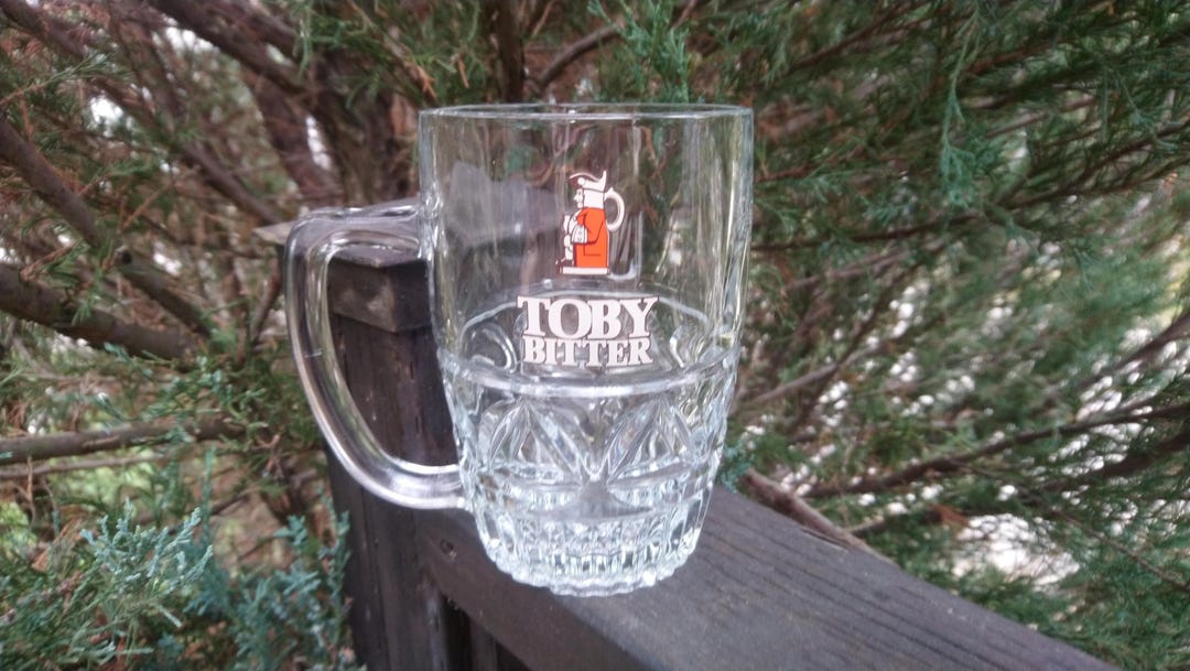 Toby Bitter Beer Glass Mug, Collectible Barware, 16 Ounces - Etsy