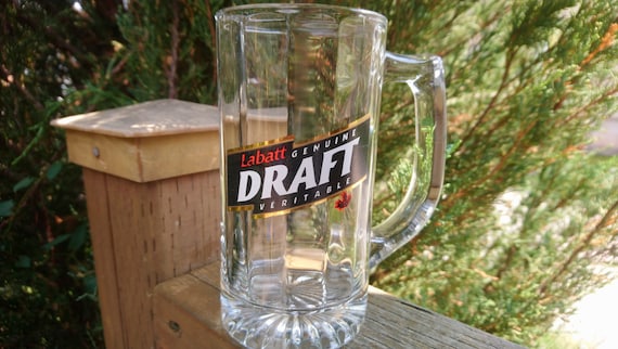 Drink & Barware Pair of 2 Vintage 1990s Labatt Genuine Draft Canadian ...