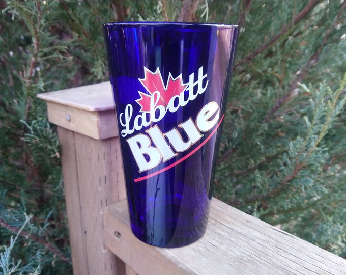 Vintage Labatt Blue Pint Glass: Etched Canadian Beer Collectible - Etsy ...