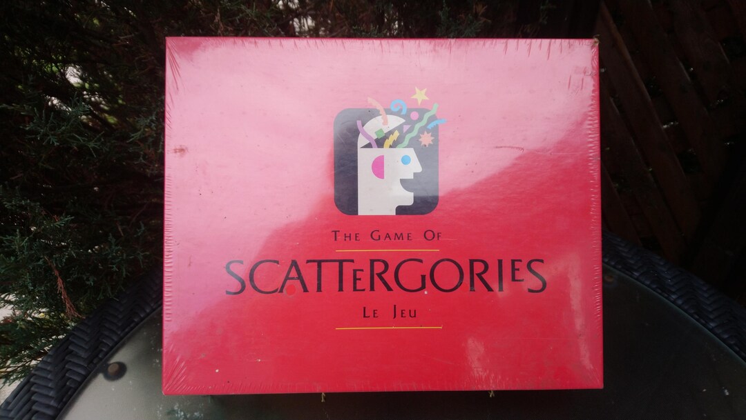 Scattergories Game, Vintage 1989, Hasbro Canada, Boxed and Sealed - Etsy