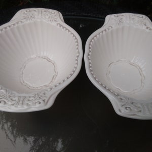 Vintage Bowring, Baroque Pattern, Ironstone, Set of Two Salad Bowls ...