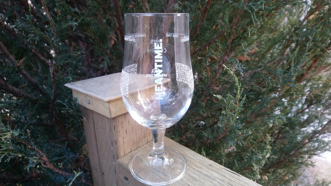 Tulip Stemmed Meantime Collectible Beer Glass, Barware Glass, Pilsner ...