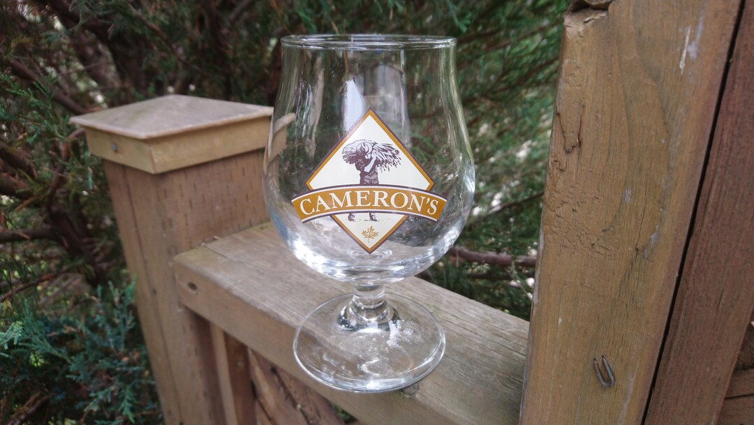 Cameron's Beer Glass, Barware Glass, 16 Ounces - Etsy