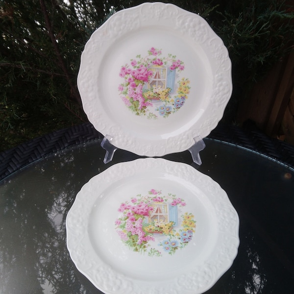 Edwin M. Knowles China Plates - Etsy