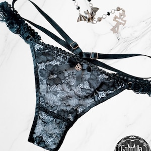 Set Romantic Goth. Lingerie Set, Gothic Lingerie, Handcraft Lingerie ...