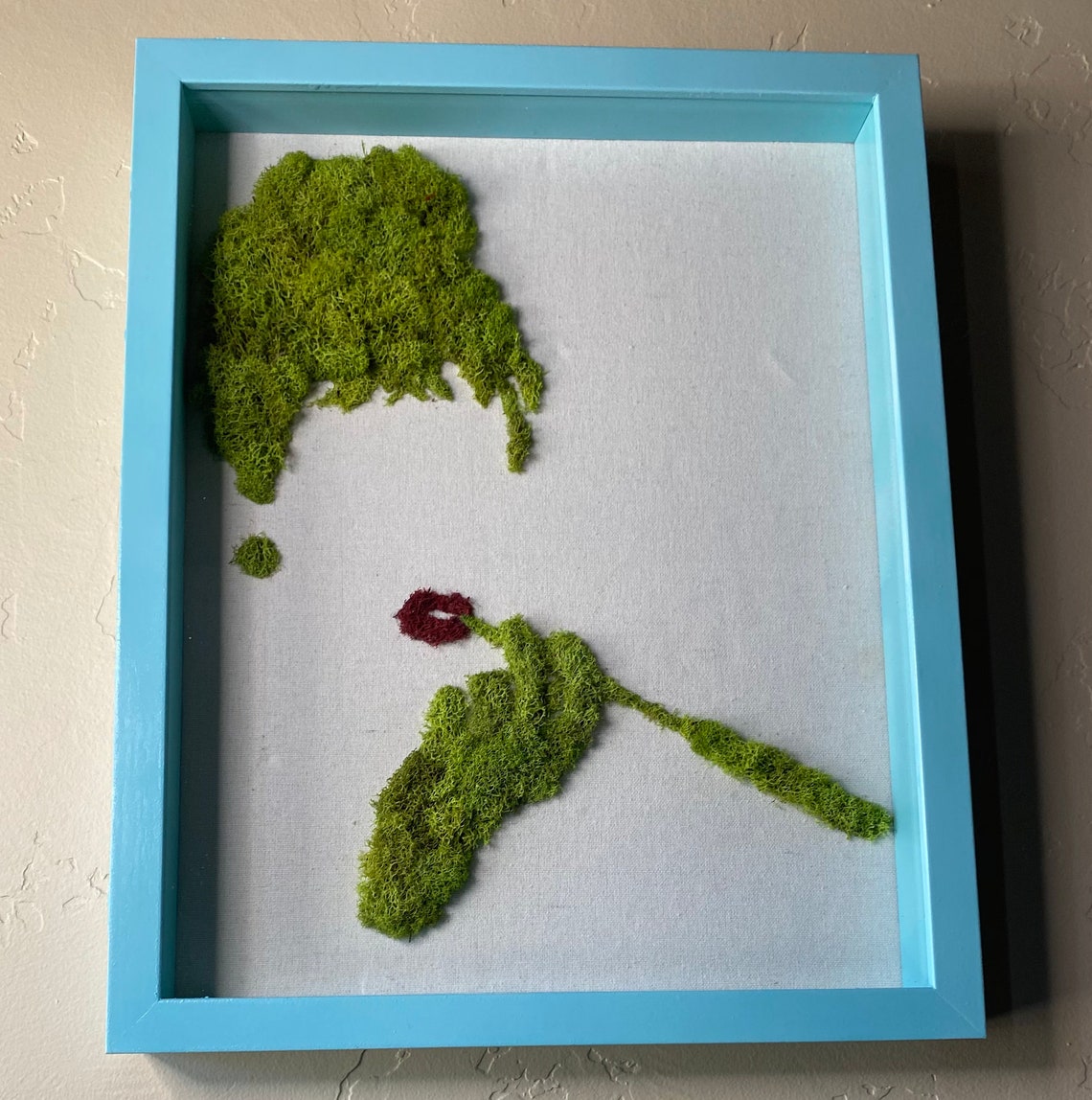 Movie Inspired Moss Art 14x11 Shadow Box - Etsy