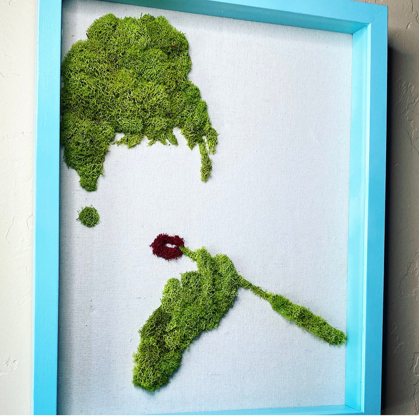 Movie Inspired Moss Art 14x11 Shadow Box - Etsy