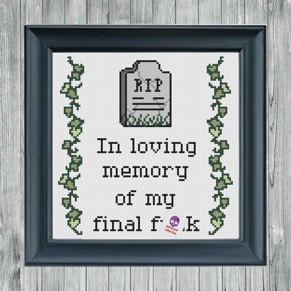In Loving Memory Cross Stitch Pattern - Etsy