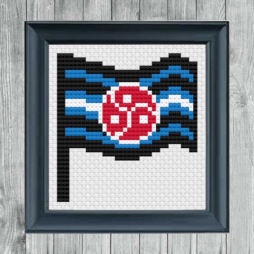 BDSM Pride Flag Badge Size Cross Stitch Pattern Kink Pride Flag Cross ...