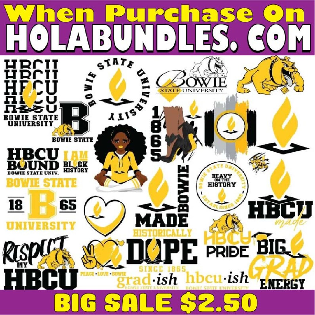 Bowie State University Svg, Bowie State University Svg, Perfect for ...