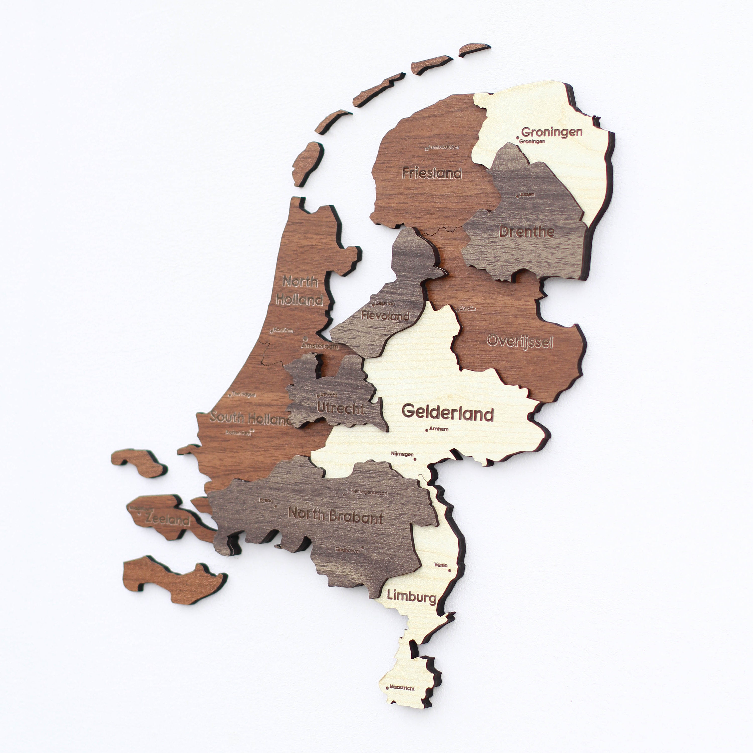 3D Wooden Nederland Map Netherland Map Anniversary Gift Map - Etsy Ireland