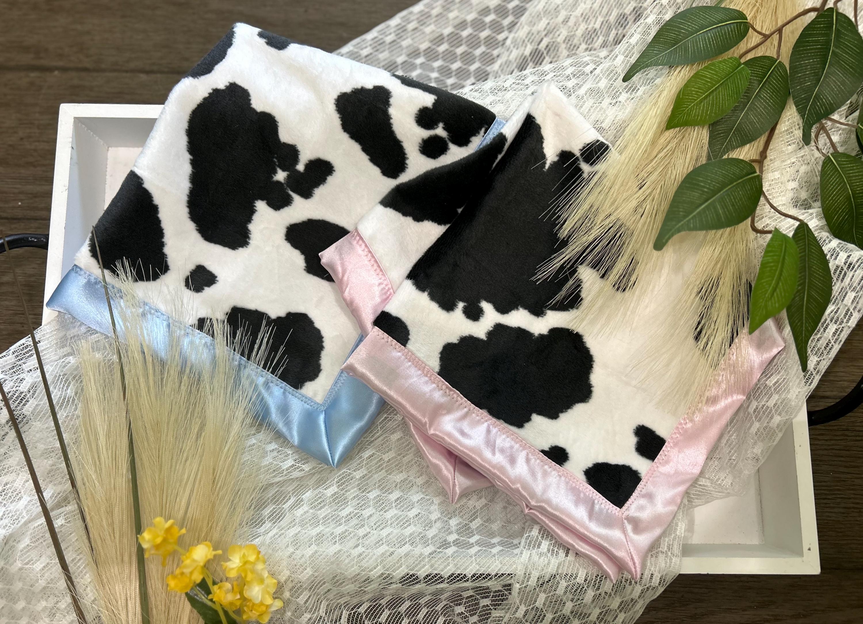 Cow Pattern in Blue Silky Baby Blanket - Etsy