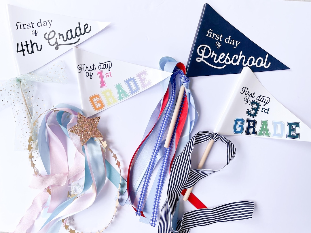 First/last Day of School Pennant Flag: Prek-12 Photo Prop - Etsy
