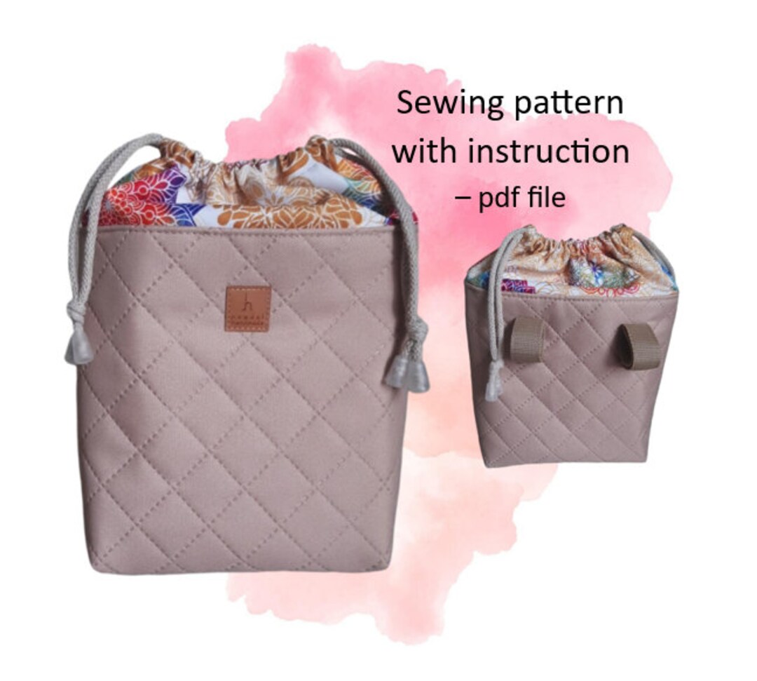 ENG Printable Sewing Pattern With Instruction for Handlebar Bag for ...