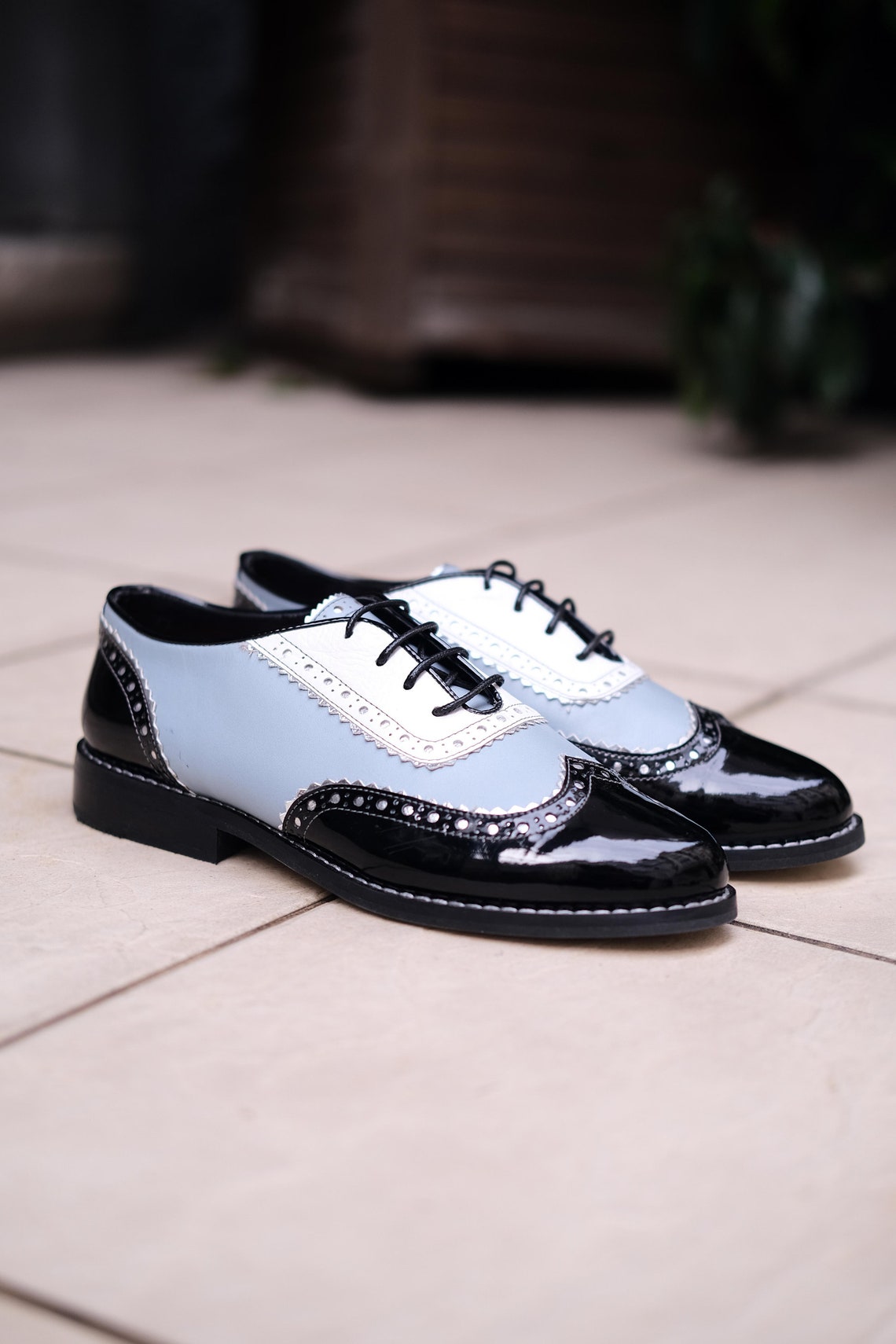 Oxford Schuhe Damen