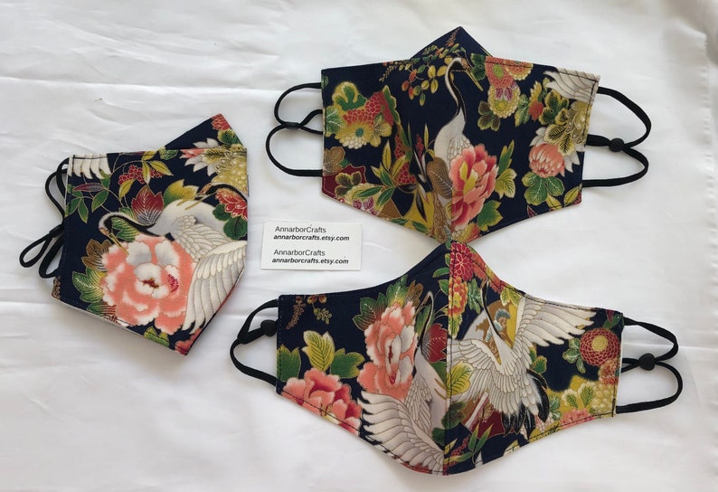 New Patterns Added!! Asian Art Face Masks - Etsy