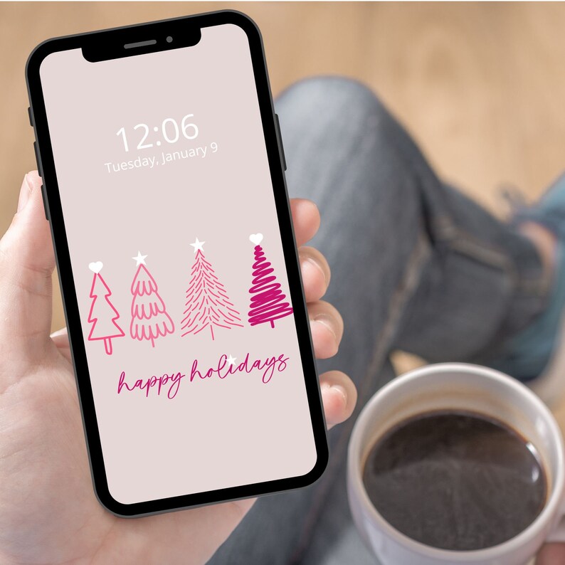 Winter Watch Face Apple Watch Wallpaper Christmas Etsy