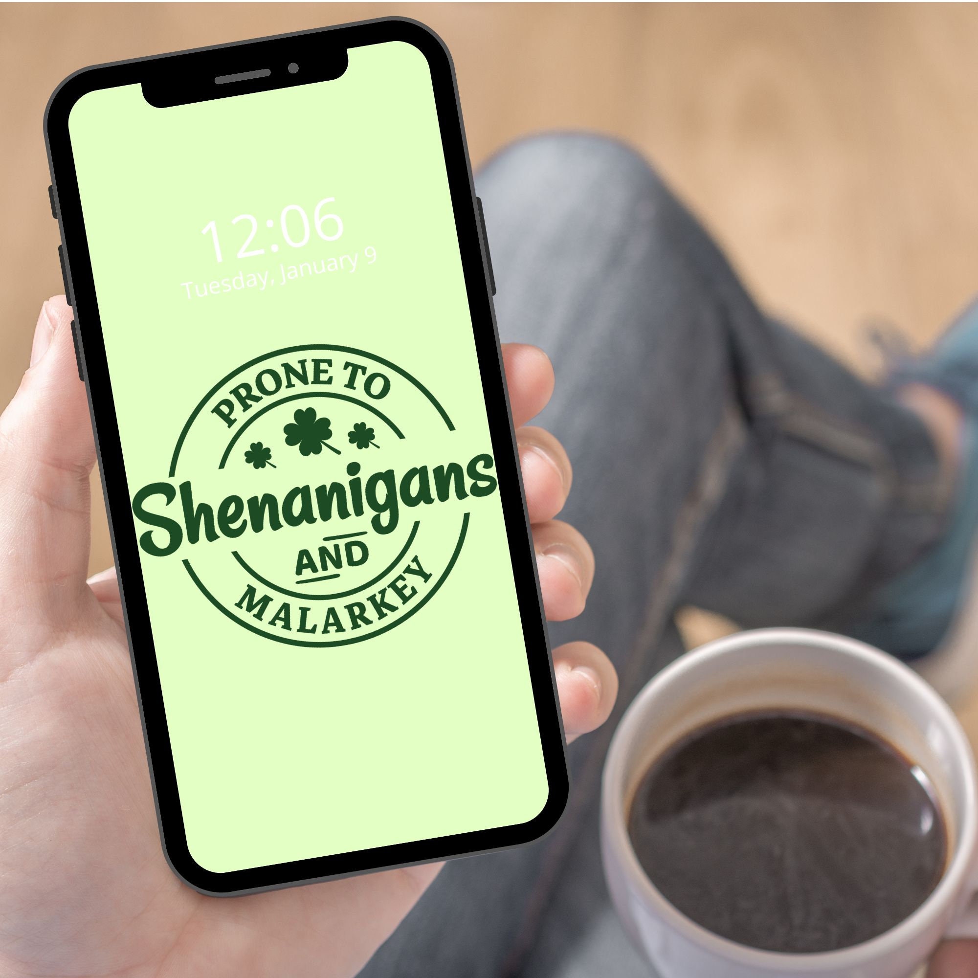 St Patrick's Day Apple Watch Wallpaper, Cell Phone Wallpaper, Prone to ...