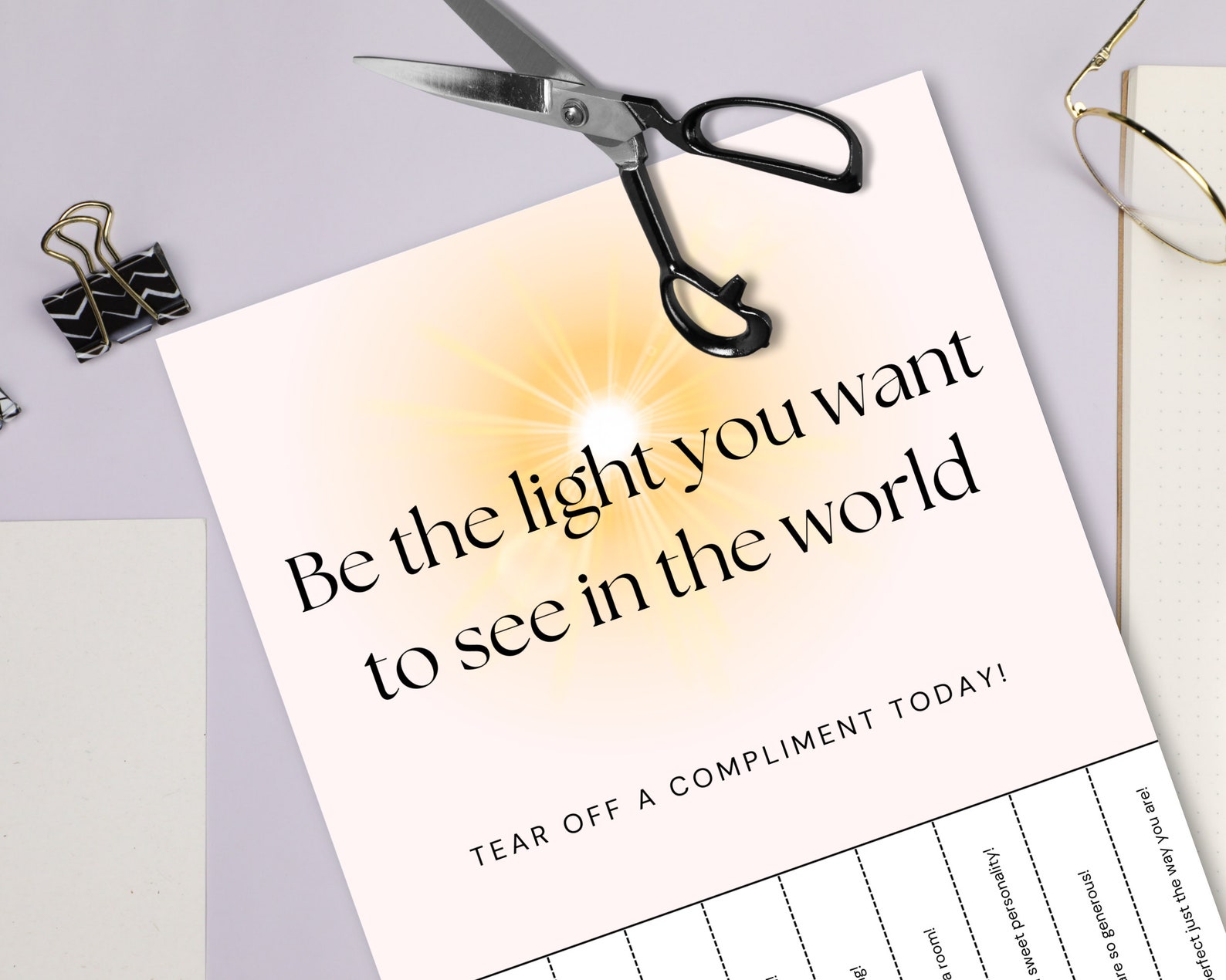 Tear off Compliments, School Counselor, Positivity, Compliments Cards ...