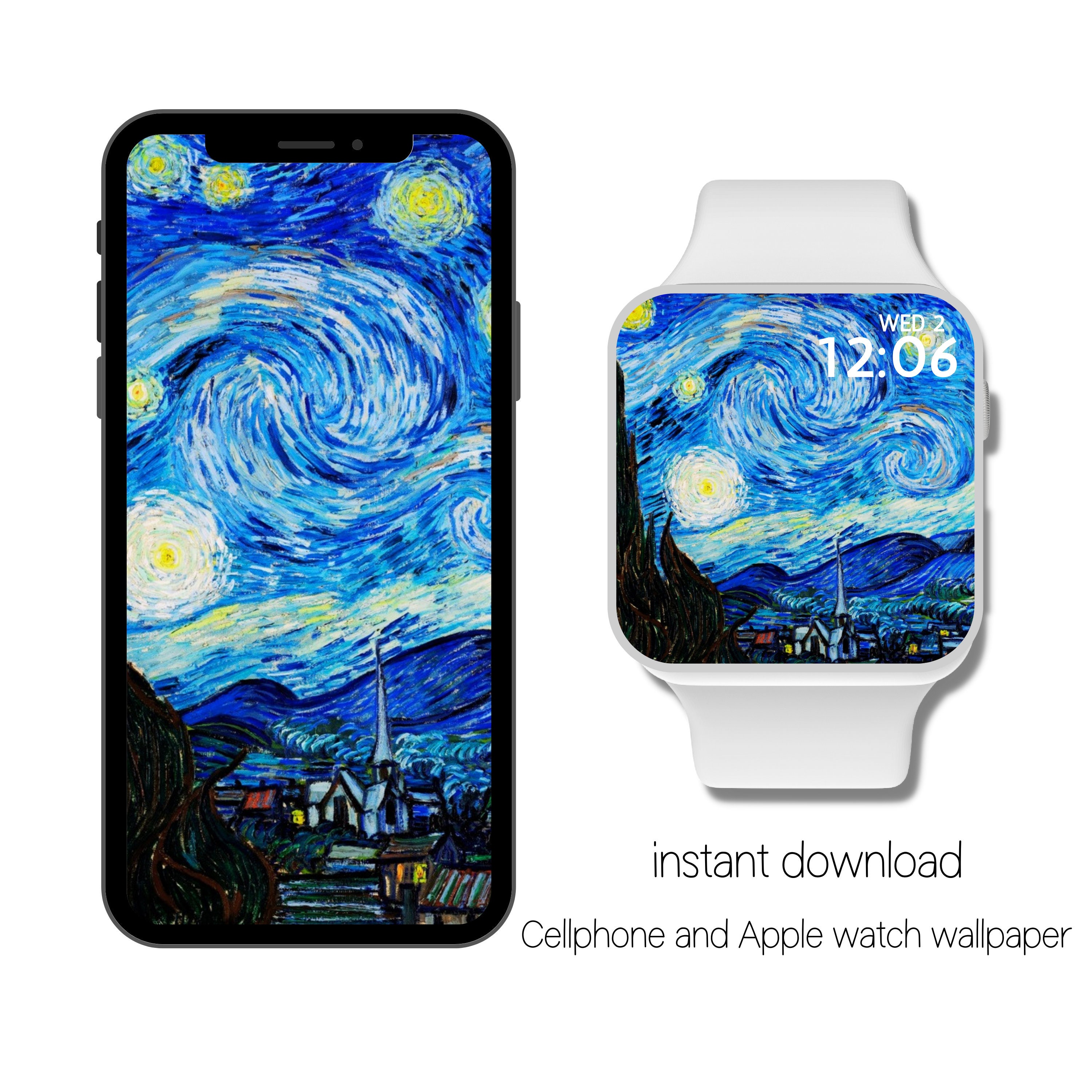 Starry Night Wallpaper Van Gogh For Iphone