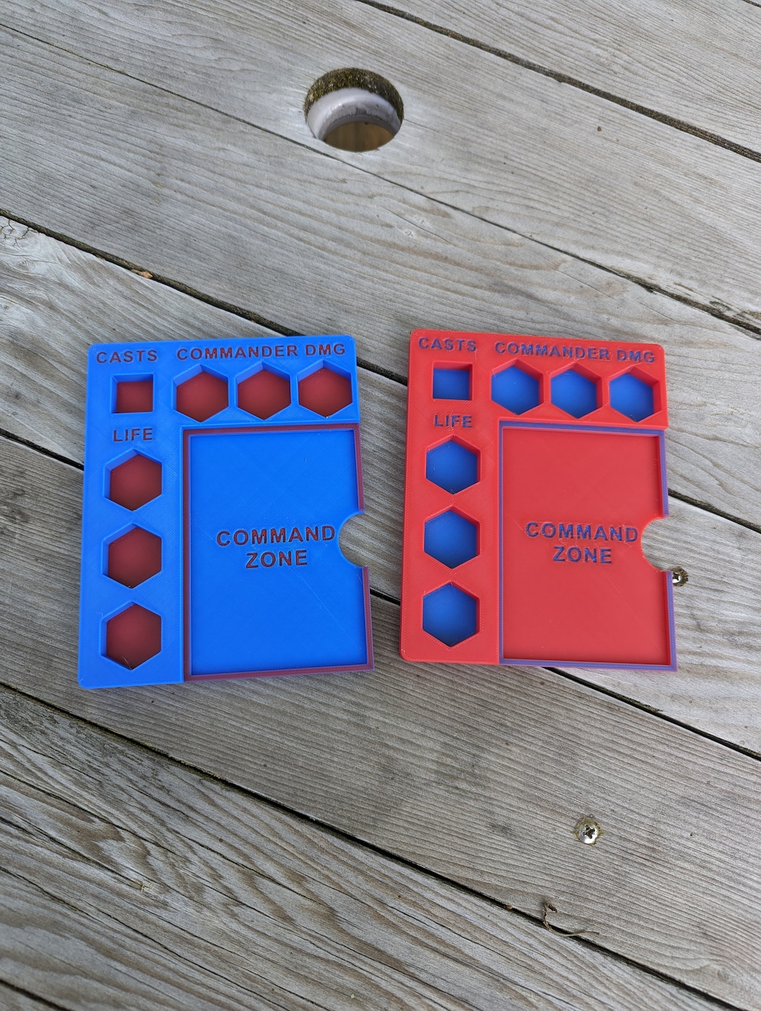 Custom Two Color MTG Command Center for Magic the Gathering Commander ...