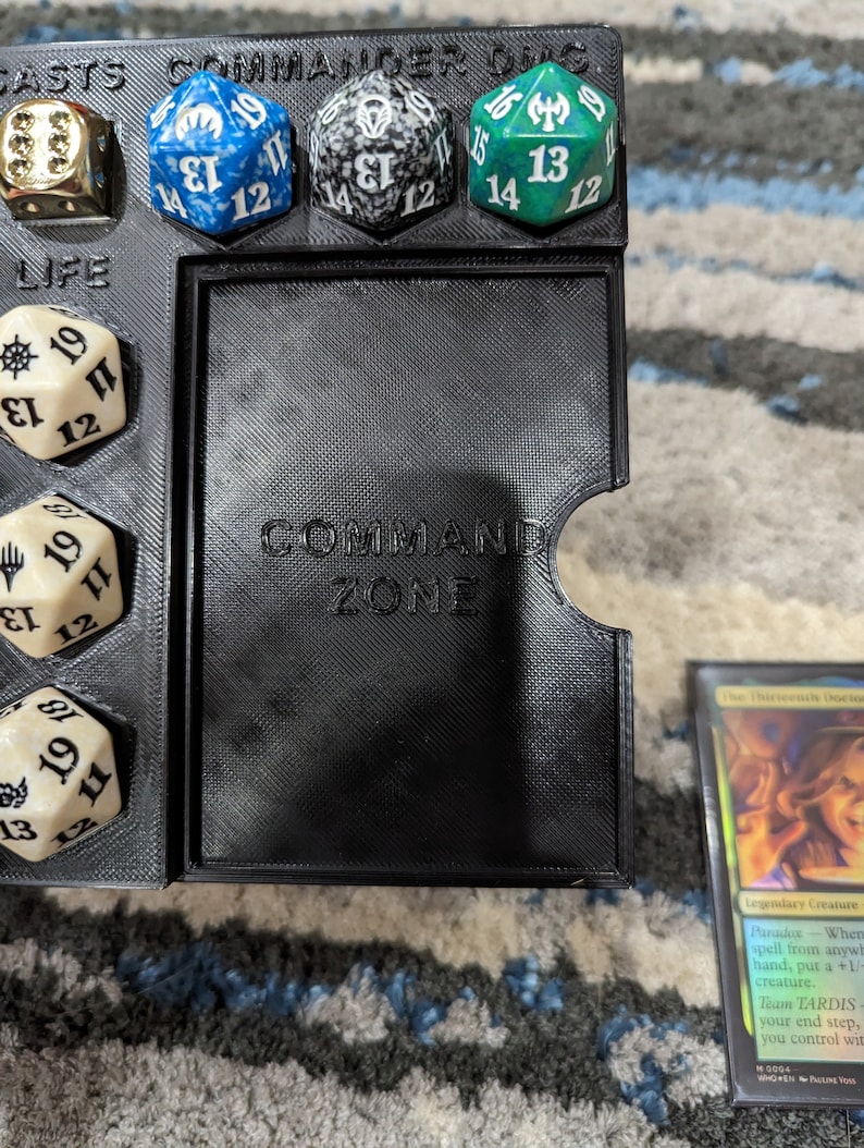 MTG EDH Commander Command Zone Tray - Etsy