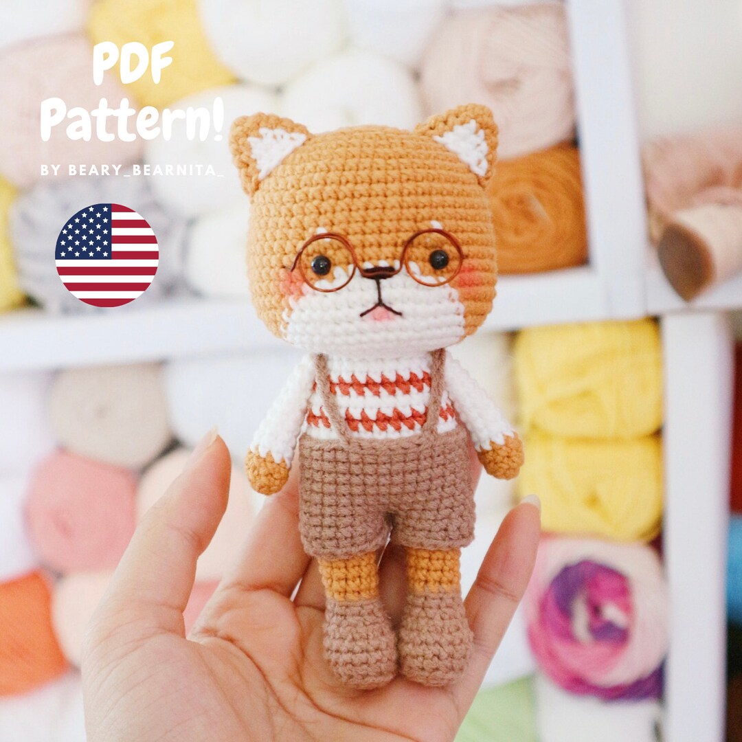 Shiba Inu Crochet Pattern. Amigurumi Crochet Pattern. PDF Pattern. - Etsy