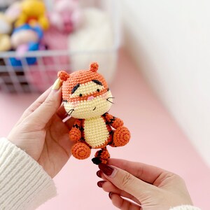 Orange Cute Tigger Crochet Pattern. Amigurumi Crochet Pattern. Crochet ...