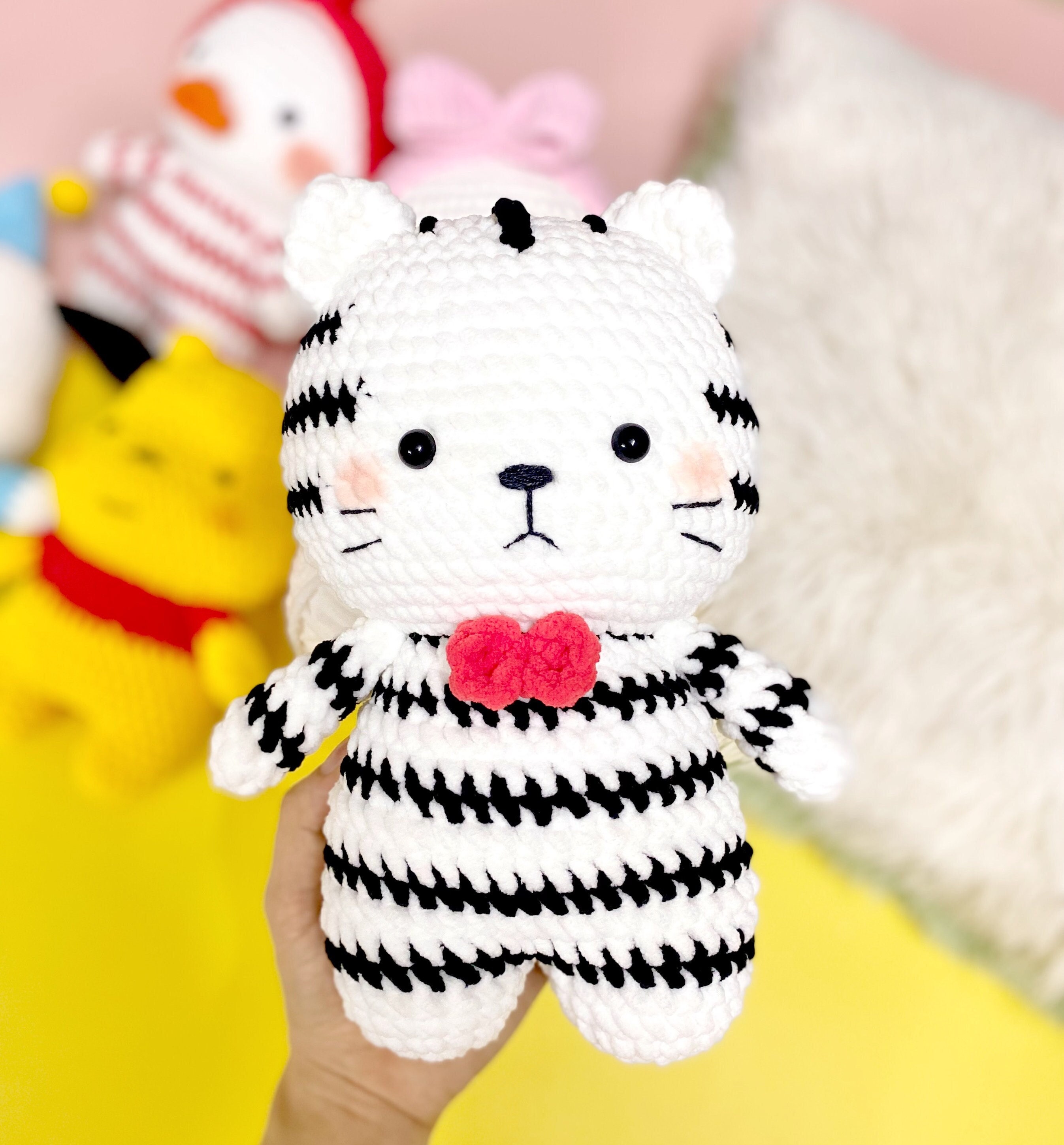 Little Chunky Tiger Crochet Pattern. Amigurumi Crochet - Etsy