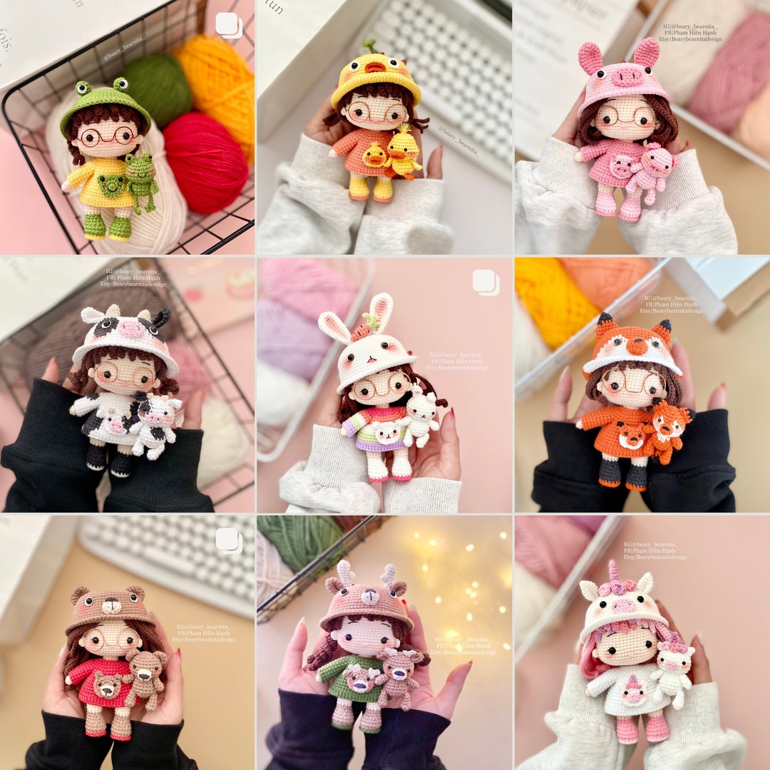 Cute Animal Doll. Finished Doll. Stuffed Doll. Stuffed Toy. - Etsy