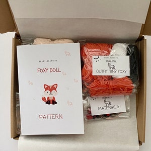 Foxy Doll Crochet Kit. Crochet Kit. Amigurumi Crochet Kit. Amigurumi ...