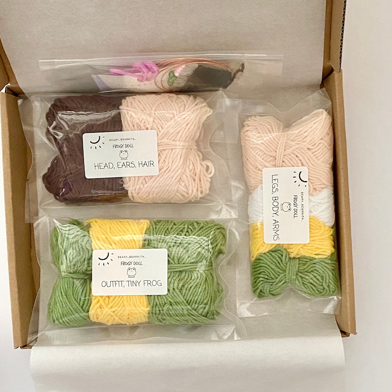 Frogy Doll Crochet Kit. Crochet Doll Kit. Crochet - Etsy