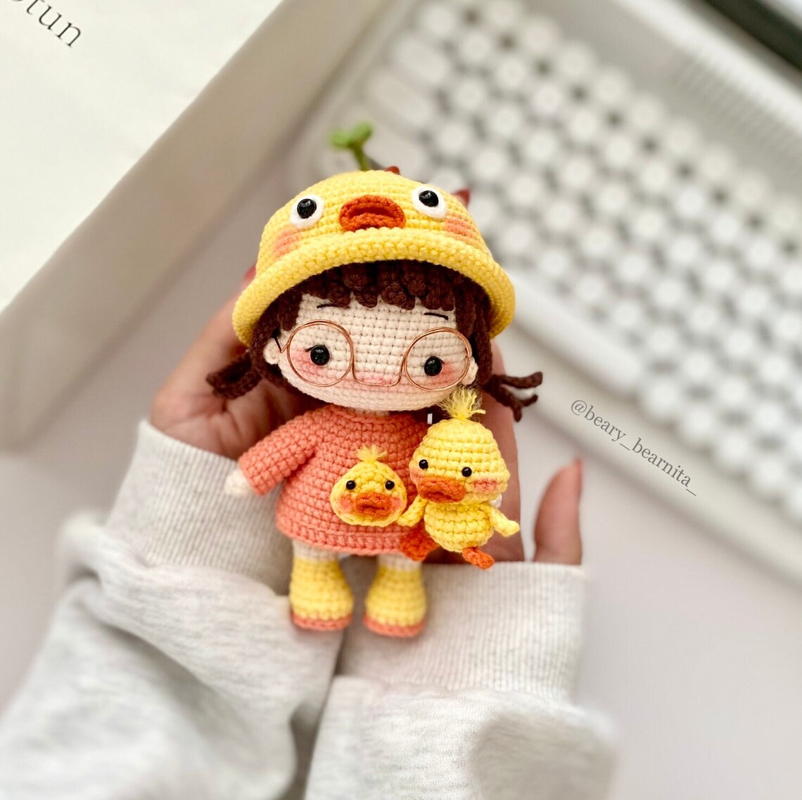 Duckling Amigurumi Crochet Doll Pattern (PDF) - Etsy