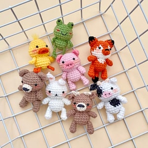 Tiny Animal Amigurumi Crochet Pattern (PDF File) - Etsy