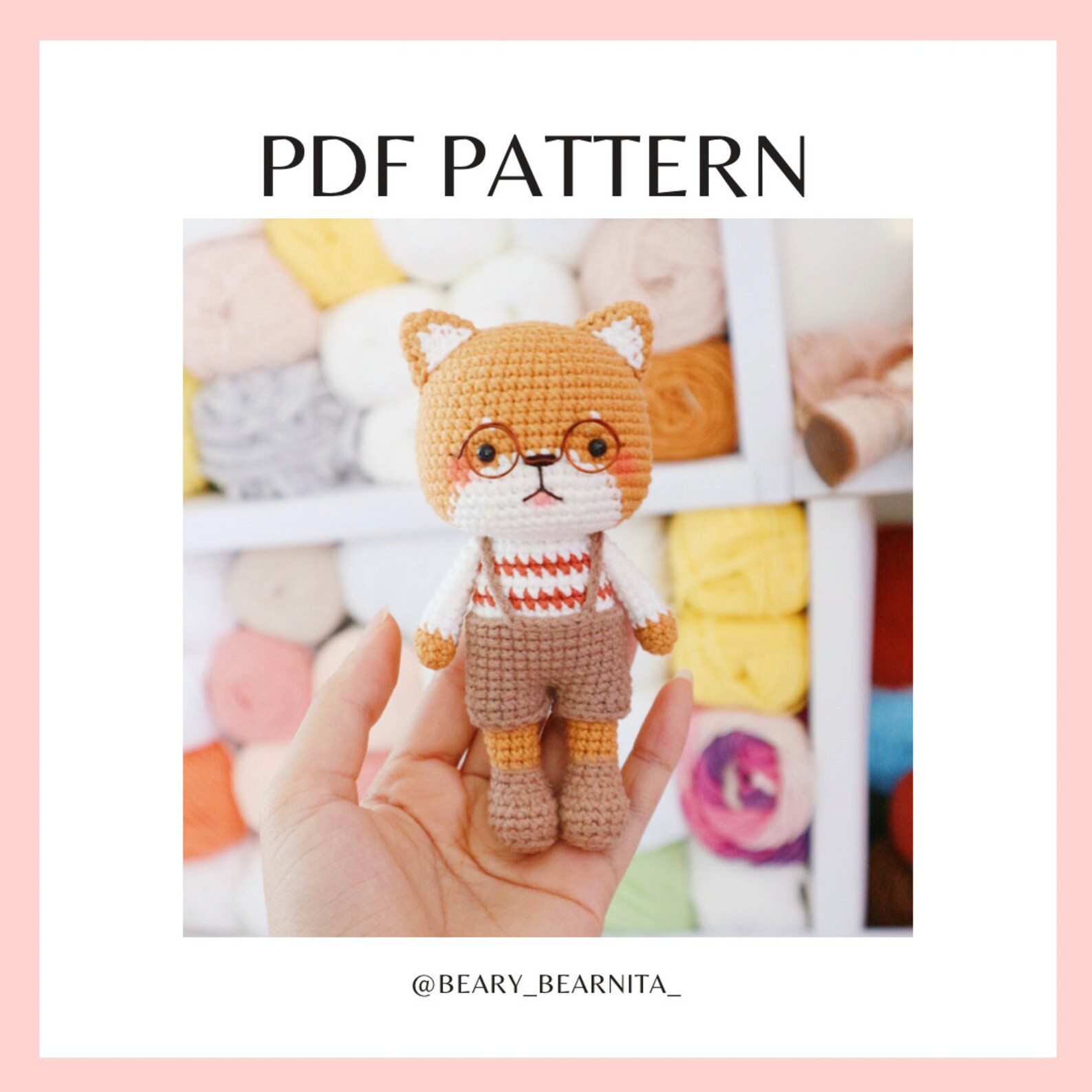Shiba Inu Crochet Pattern. Amigurumi Crochet Pattern. PDF - Etsy