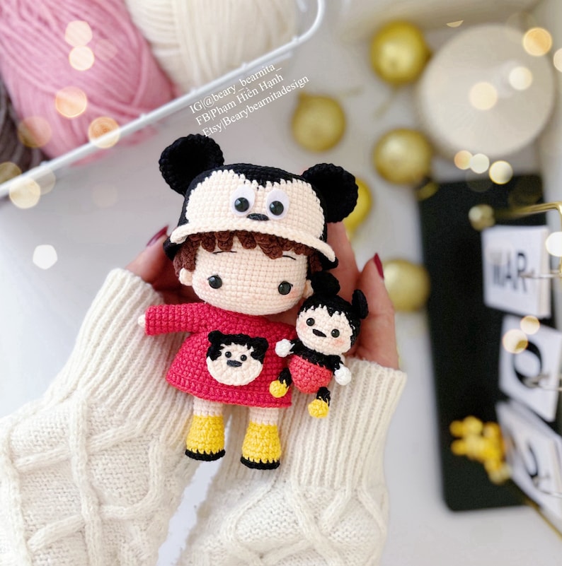 Mouse Couple Crochet Doll Pattern: Amigurumi PDF (digital Download) - Etsy