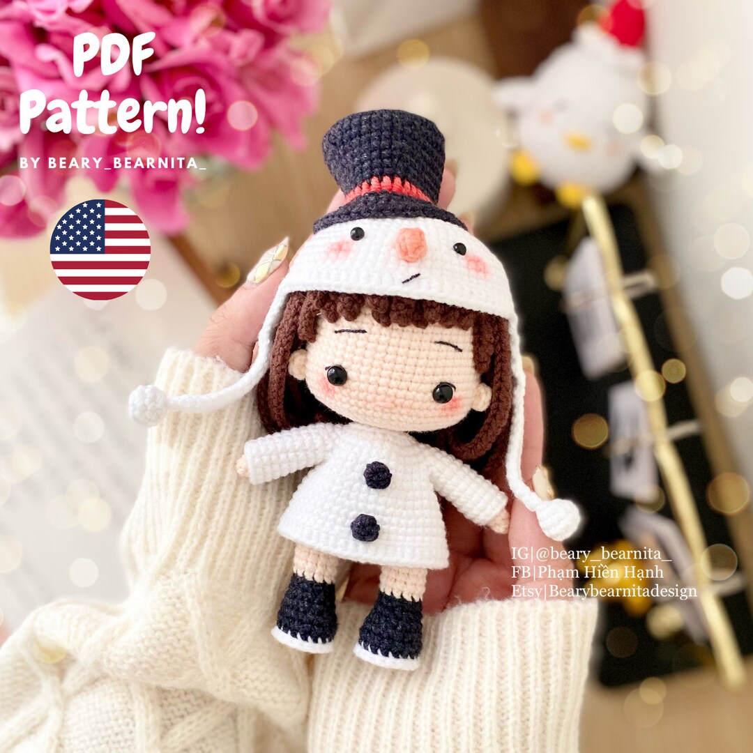 Snow Doll. Snow Doll Crochet Pattern. Snow Doll Crochet Pattern. Doll ...